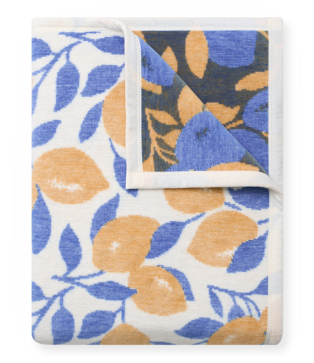 Mod Lemon Throw Blanket | ChappyWrap